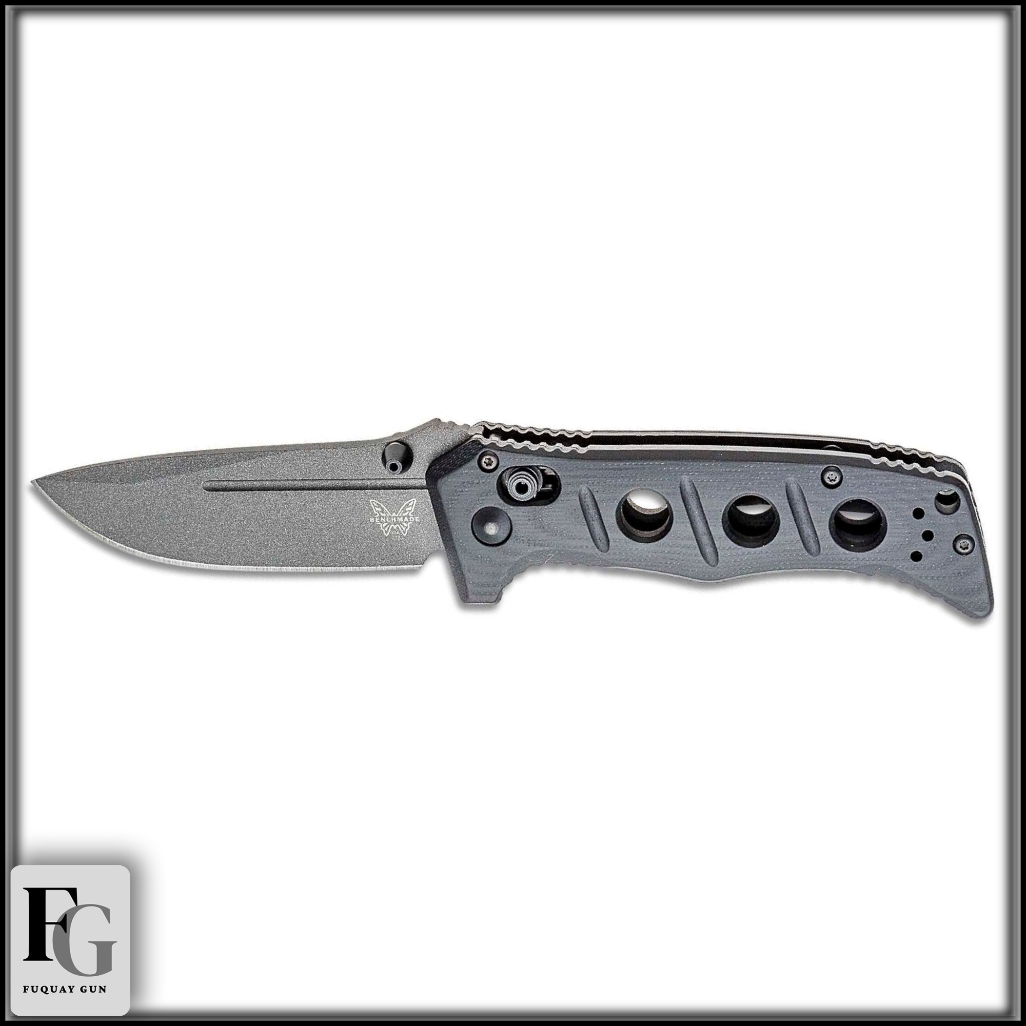 Benchmade Mini Adamas Axis Folding Knife Black 3.25" CruWear Drop Point ...